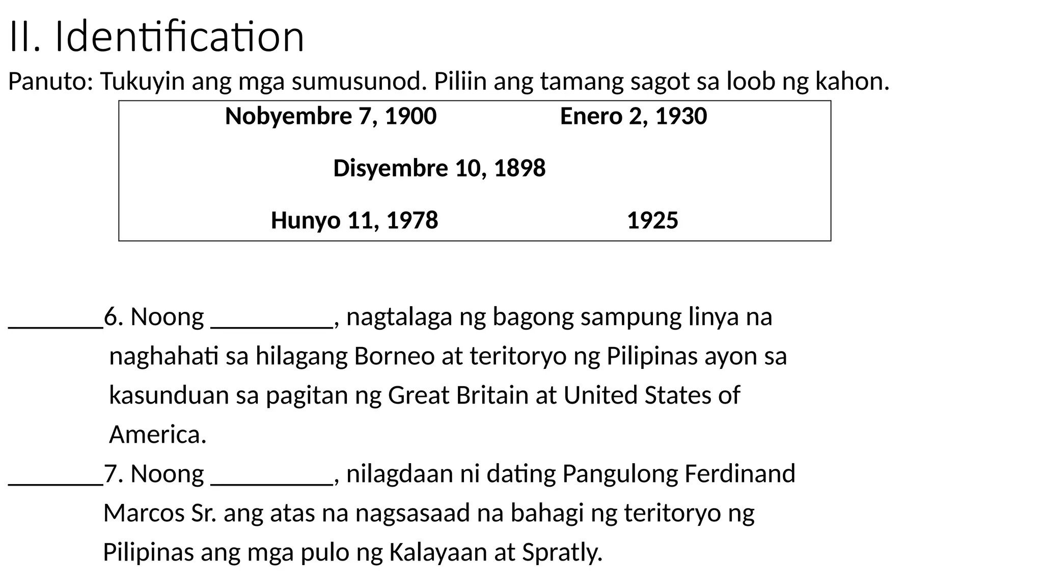 Pagsusulit sa A.P 4 September 5, 2024.pptx