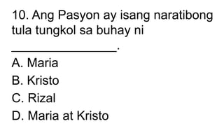 Pagsusulit sa Filipino THIRD QUARTER TOPIC | PPT