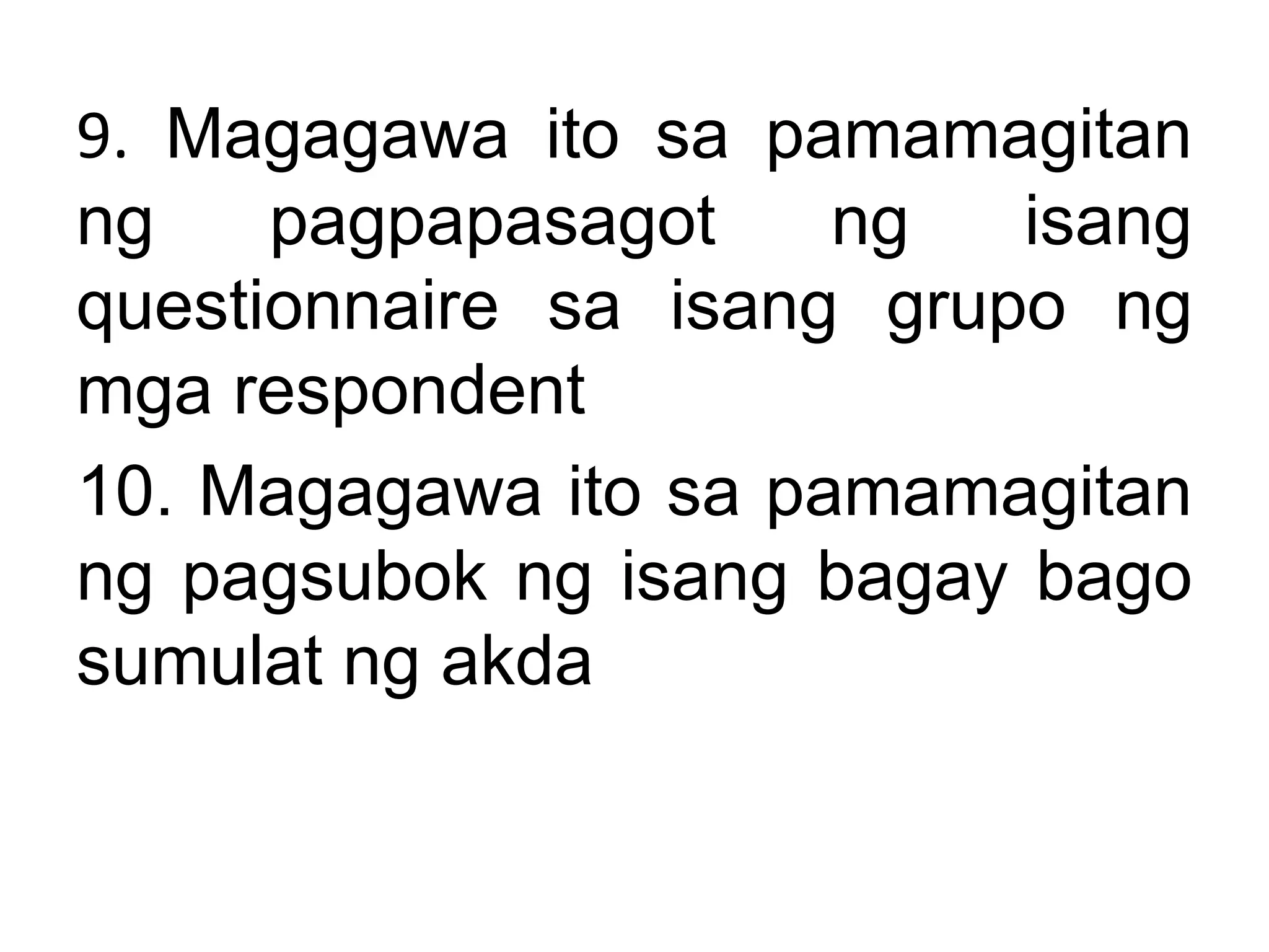 PAGSUSULIT SA FILIPINO 8 (iba't ibang estratehiya sa pangangalap ng ...