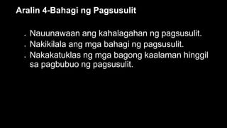 Mga talaan ng mga paksa para sa pagsusulit wika | PPT