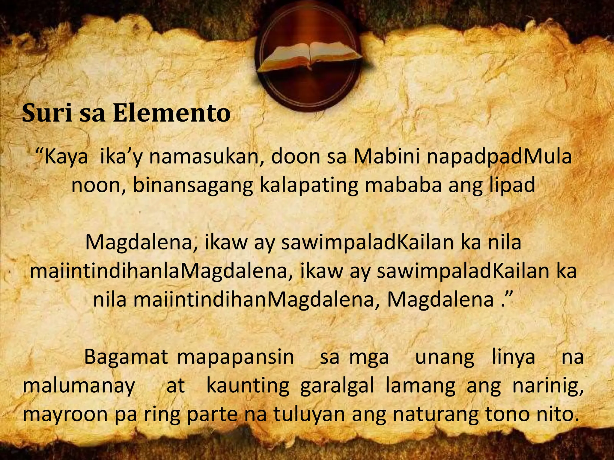 Pagsusuri-sa-awit-Presentasyon.pptx Mga teorya sa panitikan | PPTX
