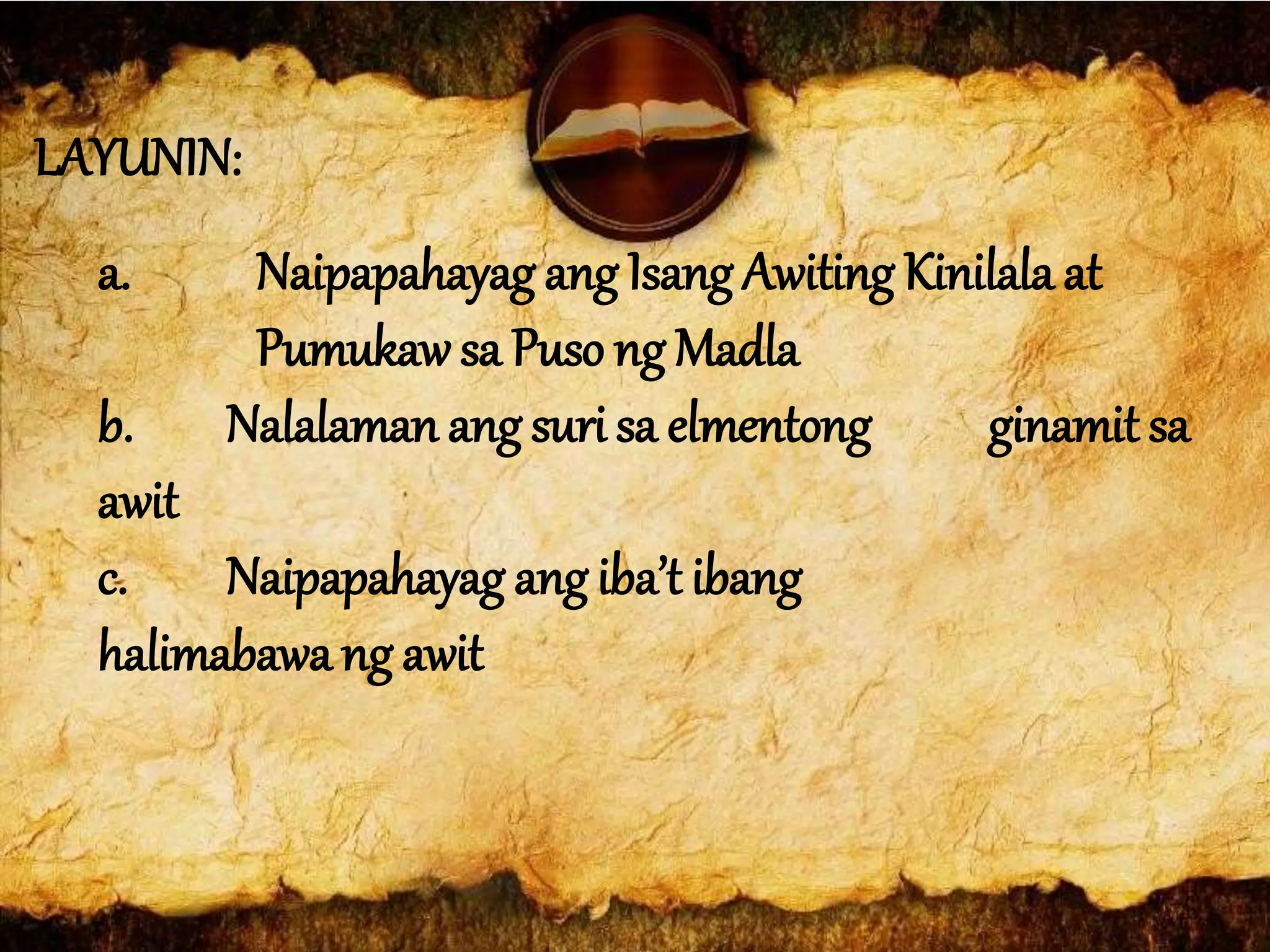 Pagsusuri-sa-awit-Presentasyon.pptx Mga teorya sa panitikan | PPTX