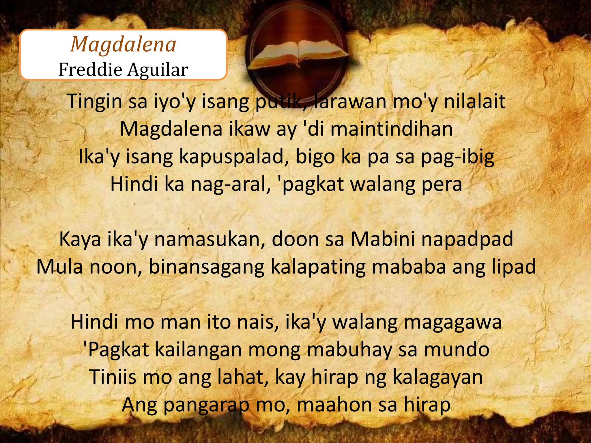 Pagsusuri-sa-awit-Presentasyon.pptx Mga teorya sa panitikan | PPTX