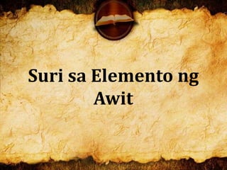 Pagsusuri-sa-awit-Presentasyon.pptx Mga teorya sa panitikan | PPTX