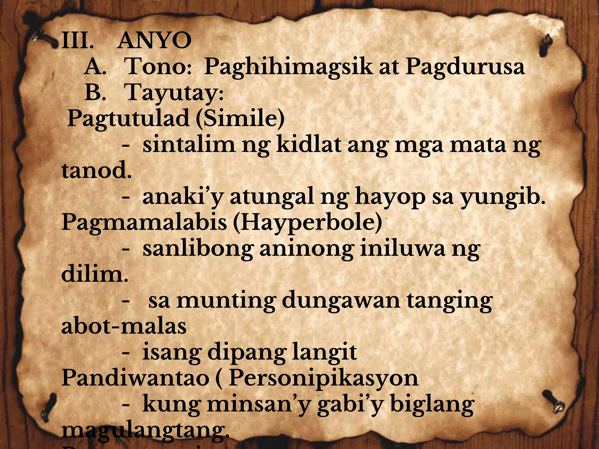 Pagsusuri ng akdang pampanitikan | PPTX