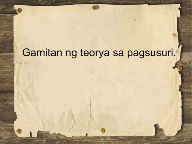 Pagsusuri ng akdang pampanitikan | PPTX