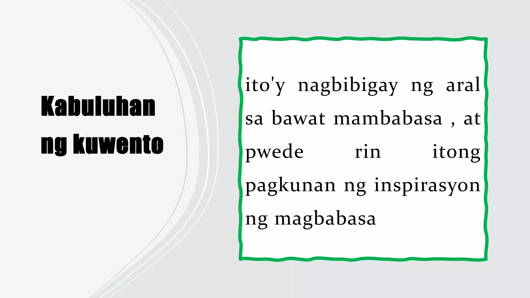 Pagsusuri ng Maikling Kuwento Impeng Negro Talabong Danica V. | PPTX