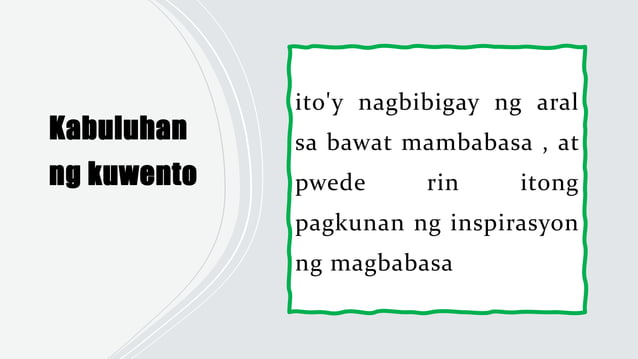 Pagsusuri ng Maikling Kuwento Impeng Negro Talabong Danica V. | PPTX