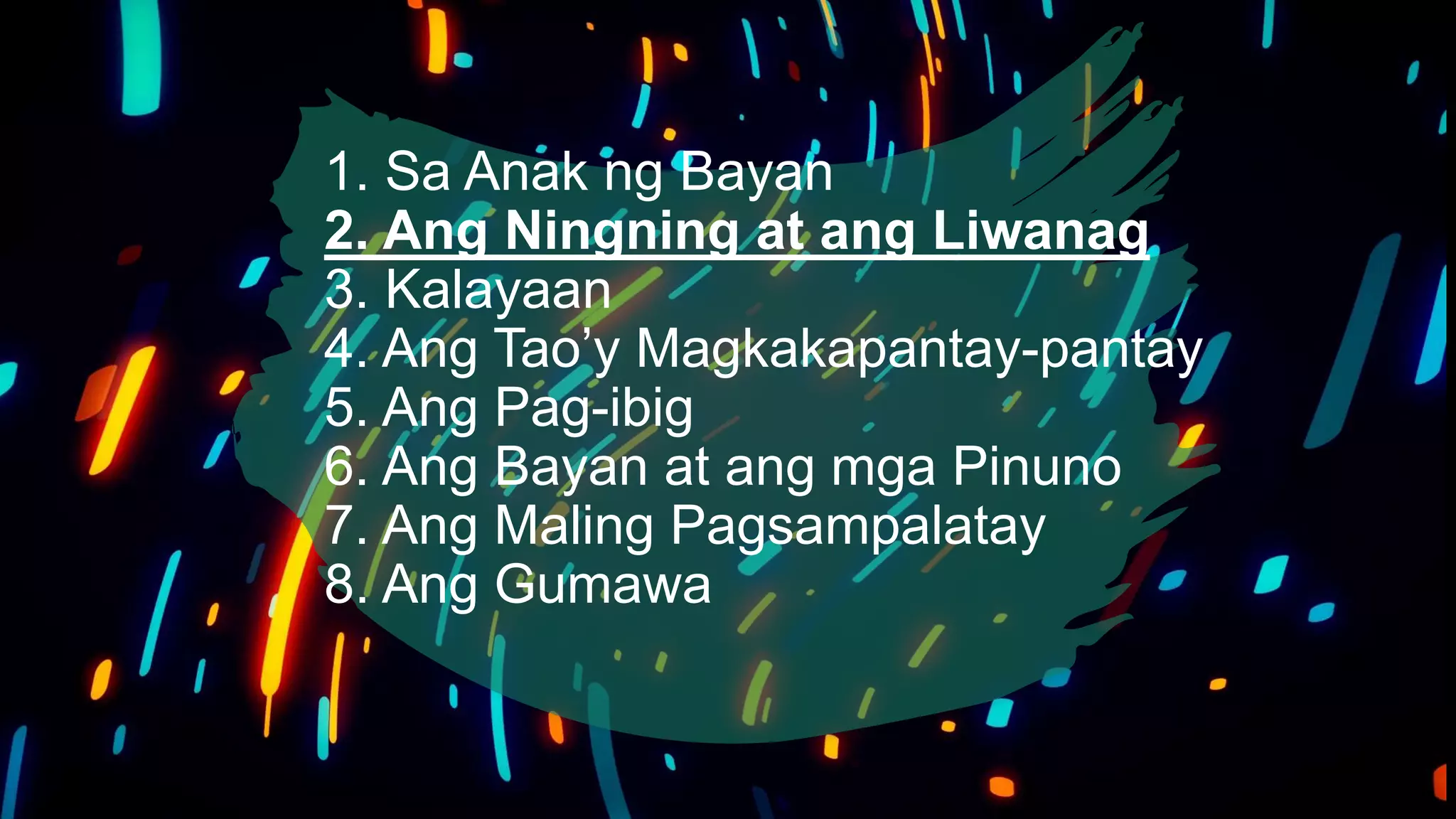 Pagsusuri ng Sanaysay Ang Liwanag at Dilim Talabong Danica V. | PPTX