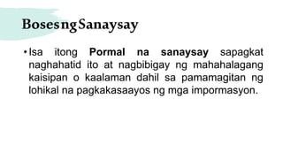 Pagsusuri ng Sanaysay Ang Liwanag at Dilim Talabong Danica V. | PPTX