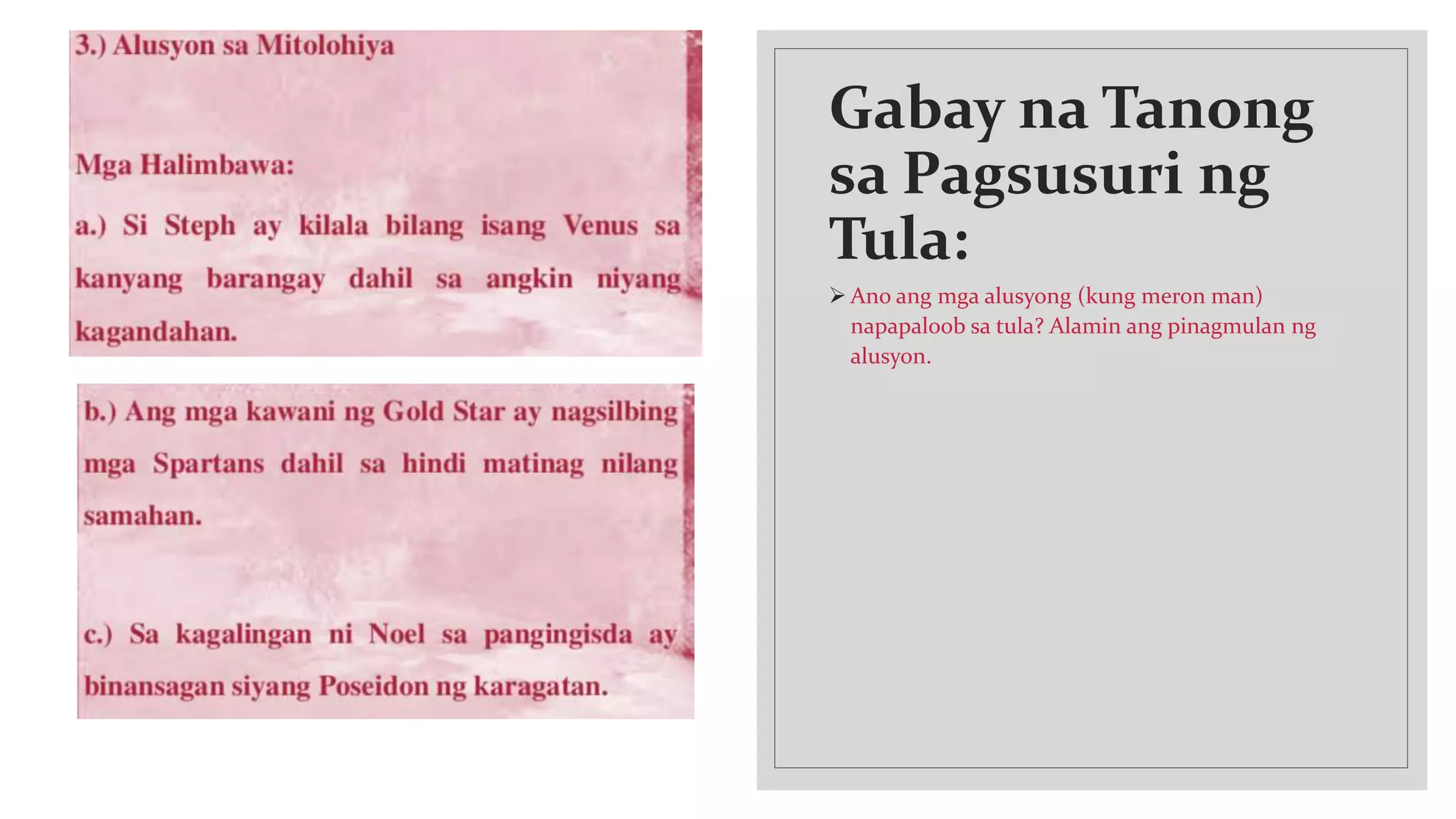 Pagsusuri ng Tula May Isang Bulaklak Talabong Danica V. | PPTX
