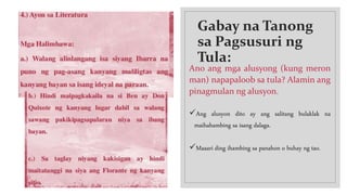 Pagsusuri ng Tula May Isang Bulaklak Talabong Danica V. | PPT