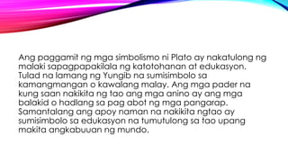 Pagsusuri sa Alegorya ng Yungib ni John Paul Chico.pptx