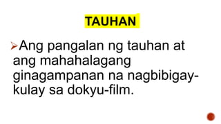 Pagsusuri sa Dokyu-film.pptx