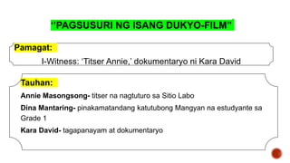 Pagsusuri sa Dokyu-film.pptx