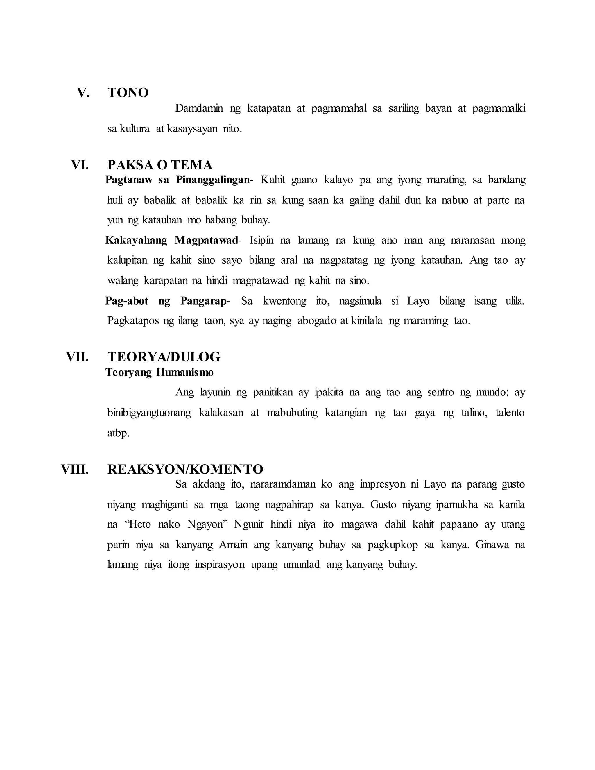 Pagsusuri sa panitikang pilipino sa panahon ng kontemporaryo | DOCX