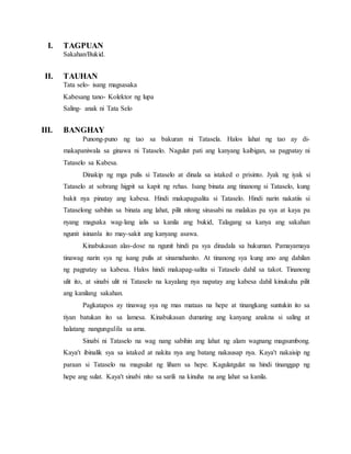 Pagsusuri sa panitikang pilipino sa panahon ng kontemporaryo | DOCX