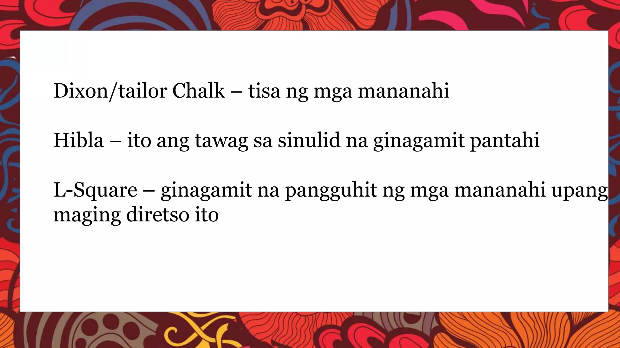 Pagsusuri sa Rehistro ng Wika ng mga Mananahi.pptx