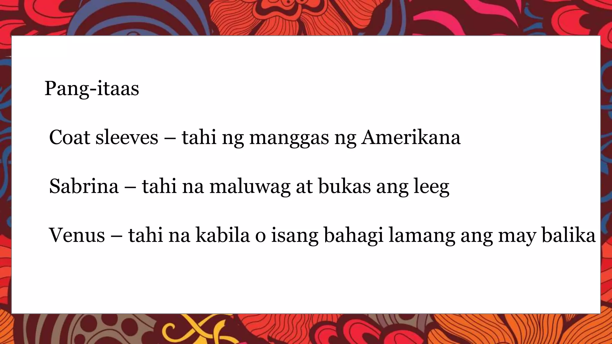 Pagsusuri sa Rehistro ng Wika ng mga Mananahi.pptx