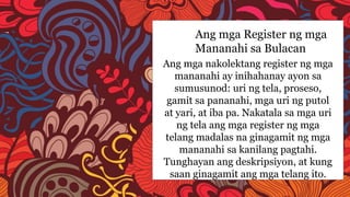 Pagsusuri sa Rehistro ng Wika ng mga Mananahi.pptx