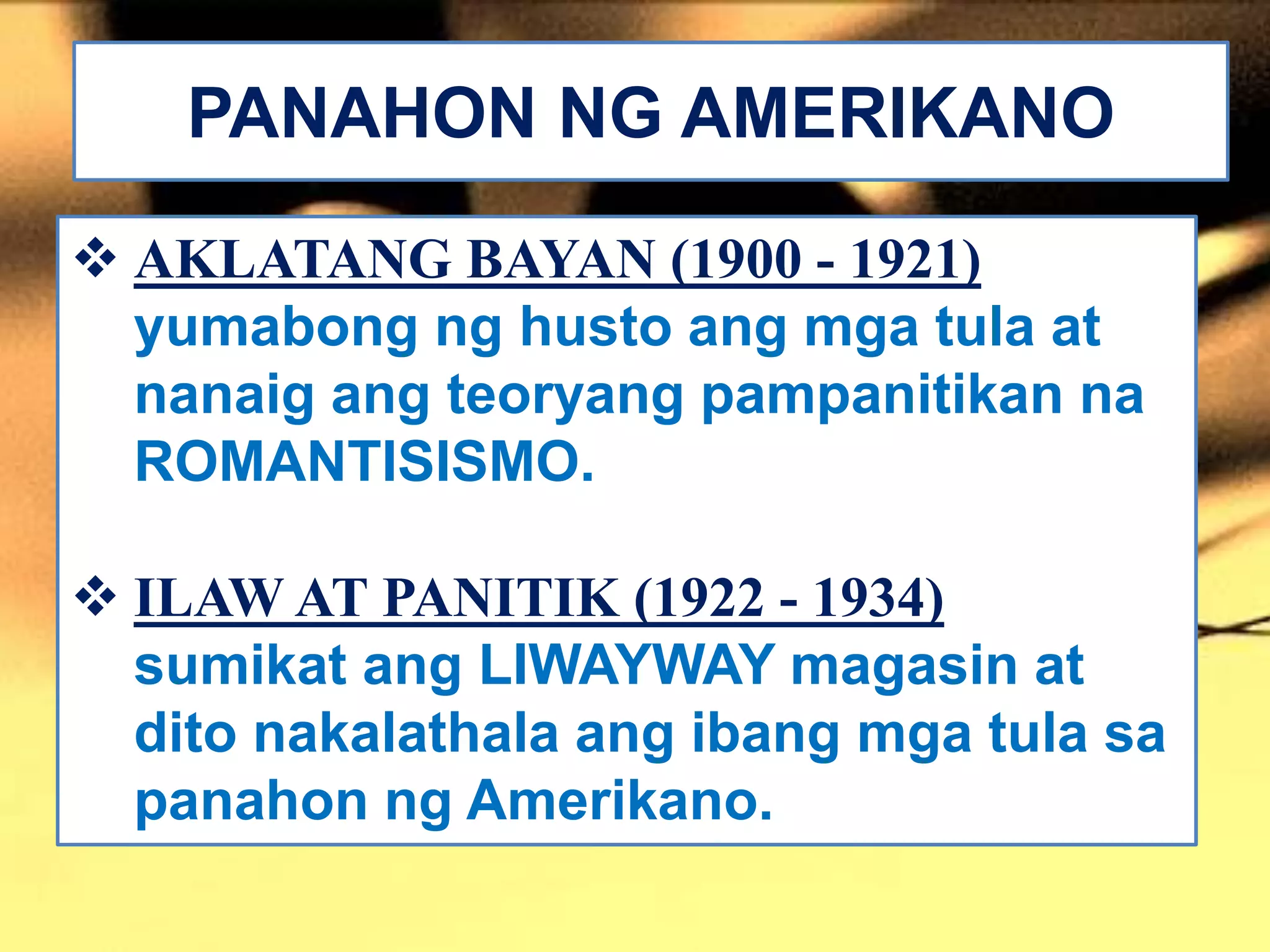 PAGTALAKAY SA TULA - KASAYSAYAN, DEPINISYON AT ELEMENTO | PPTX