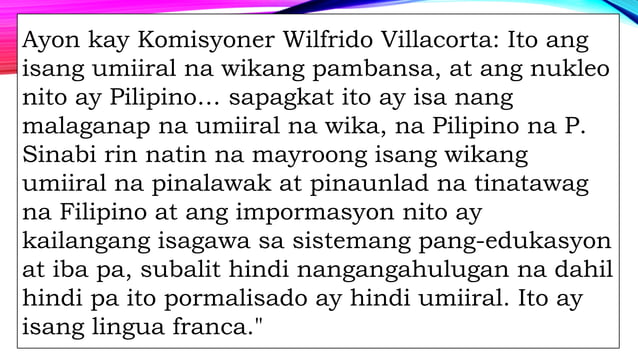 pagtalakay sa wikang pambansang Filipino.pptx