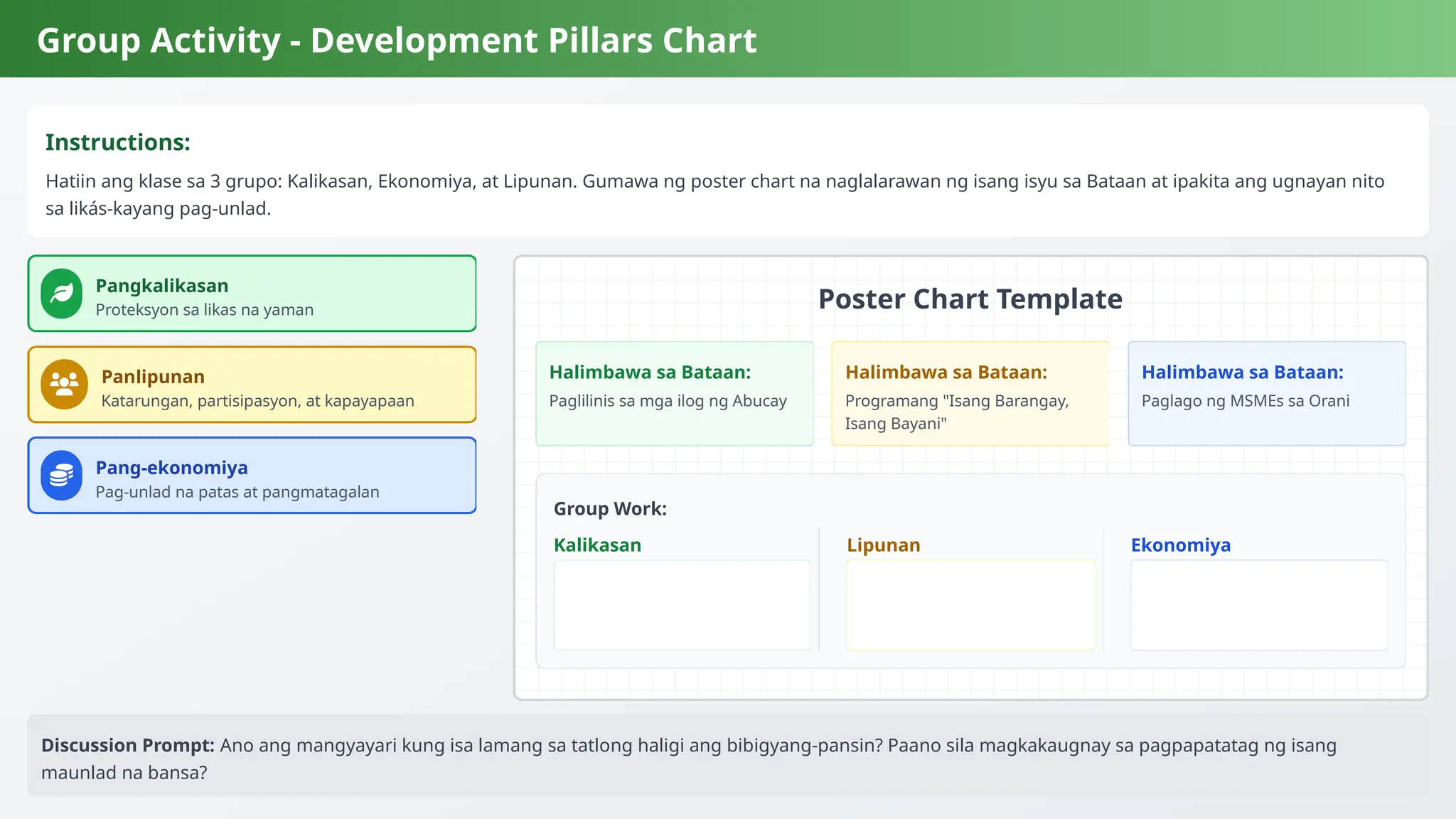 PAGTANGGAP AT PAGPILI SA KAMALAYAN para sa LIKAS-KAYANG PAG-UNDLAD.pptx