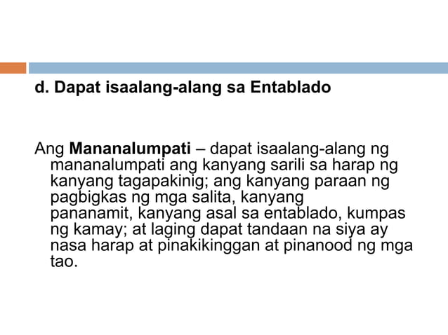 Pagtatalumpati | PPTX