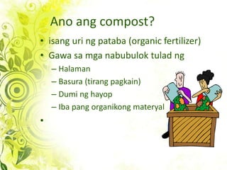 Pagtatanim sa sako | PPTX