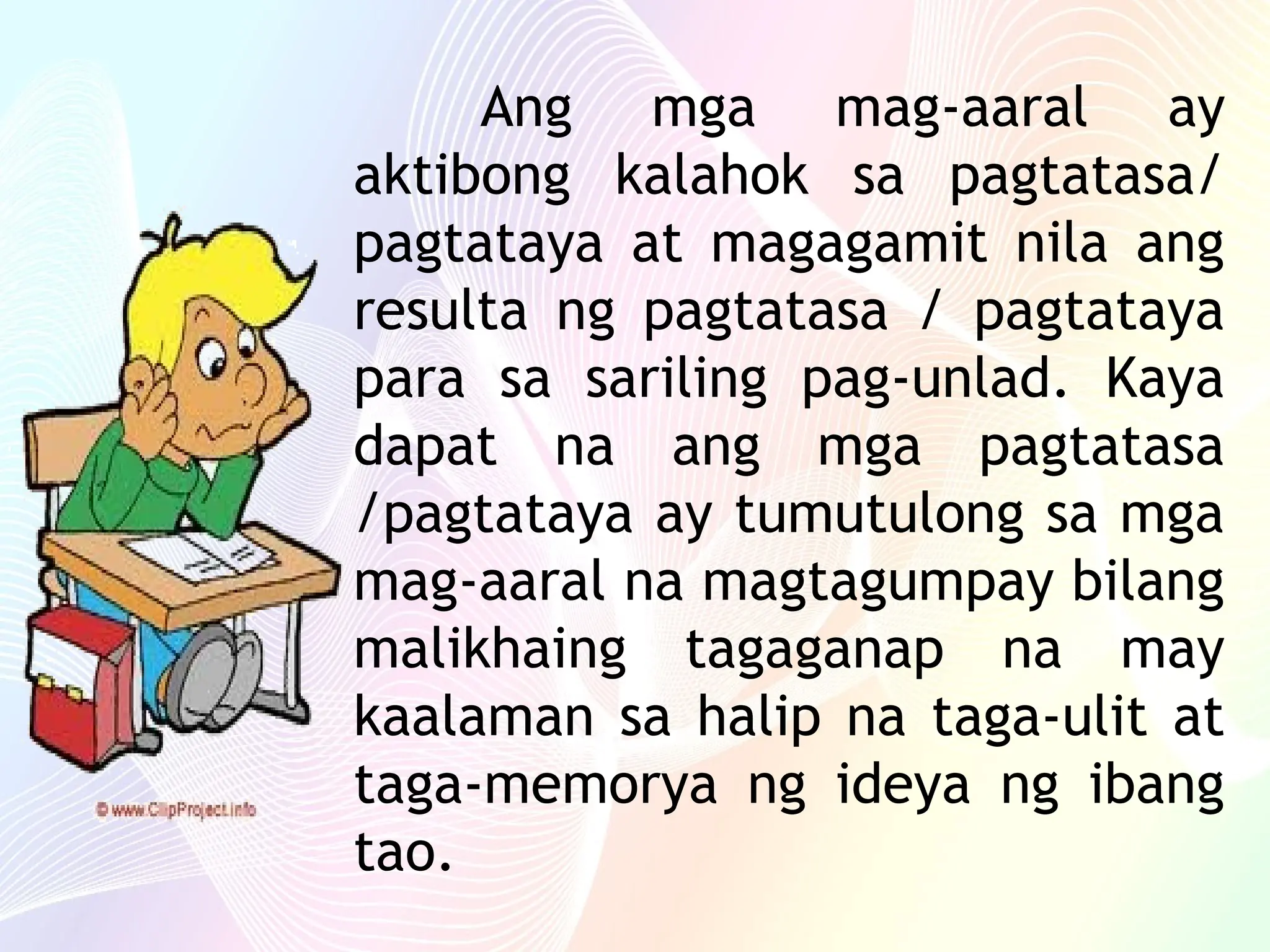 PAGTATASA AT PAGTATAYA SA FILIPINO 5.pptx