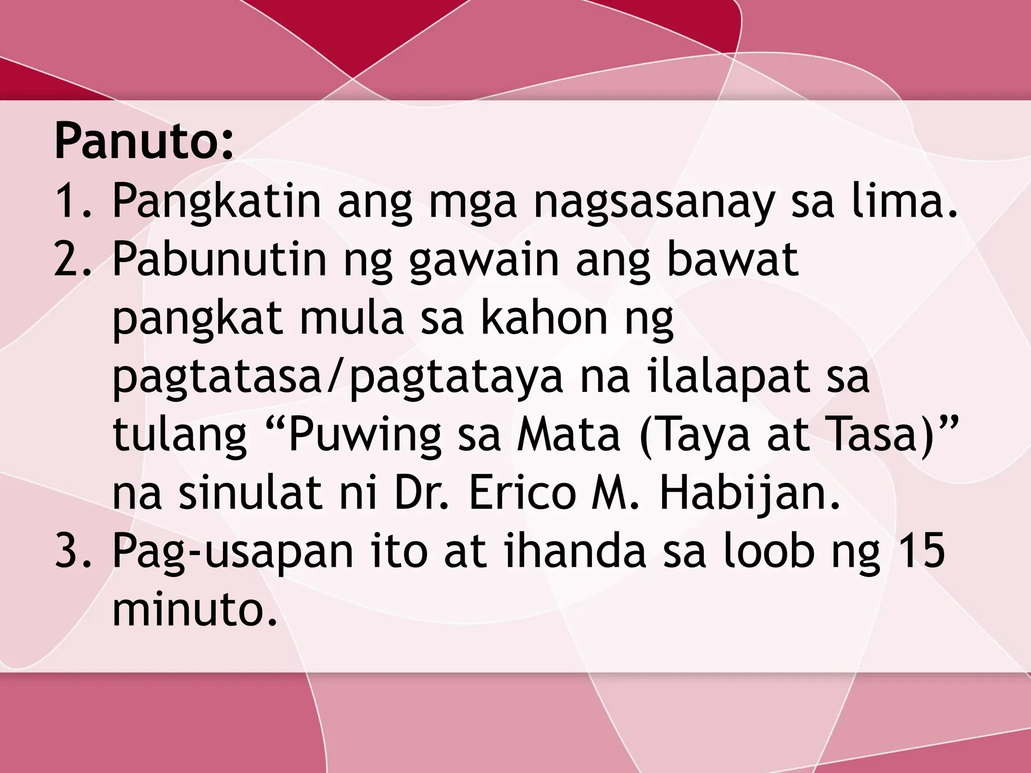 PAGTATASA AT PAGTATAYA SA FILIPINO 5.pptx