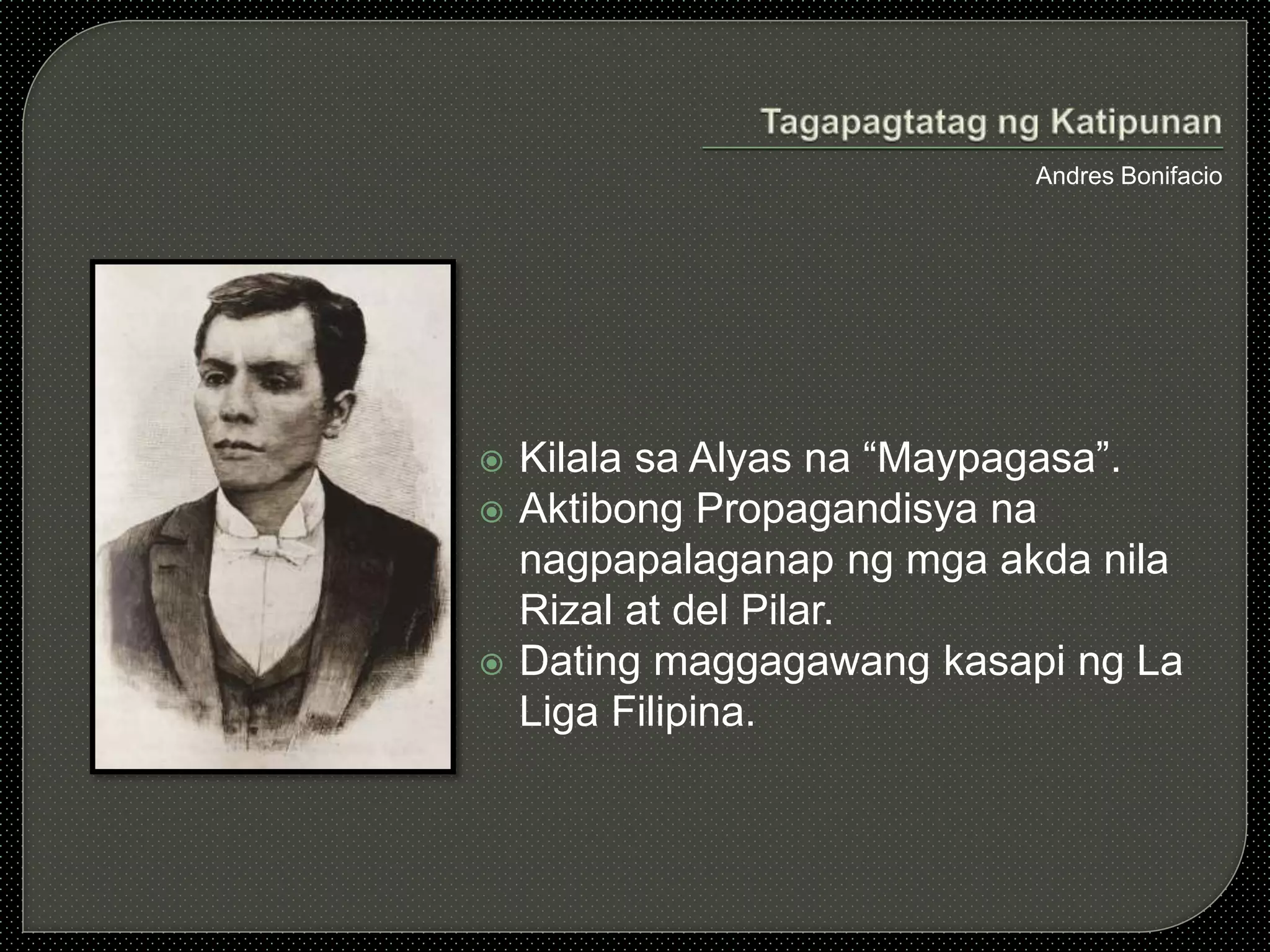 Pagtatatag ng katipunan | PPTX