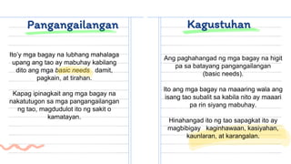 Pagtimbang sa pangangailangan at kagustuhan | PPTX