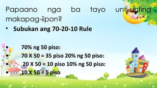 PAGTITIPID AT PAG-IIMPOK(EDukasyon sa pagpapakatao 7) | PPTX