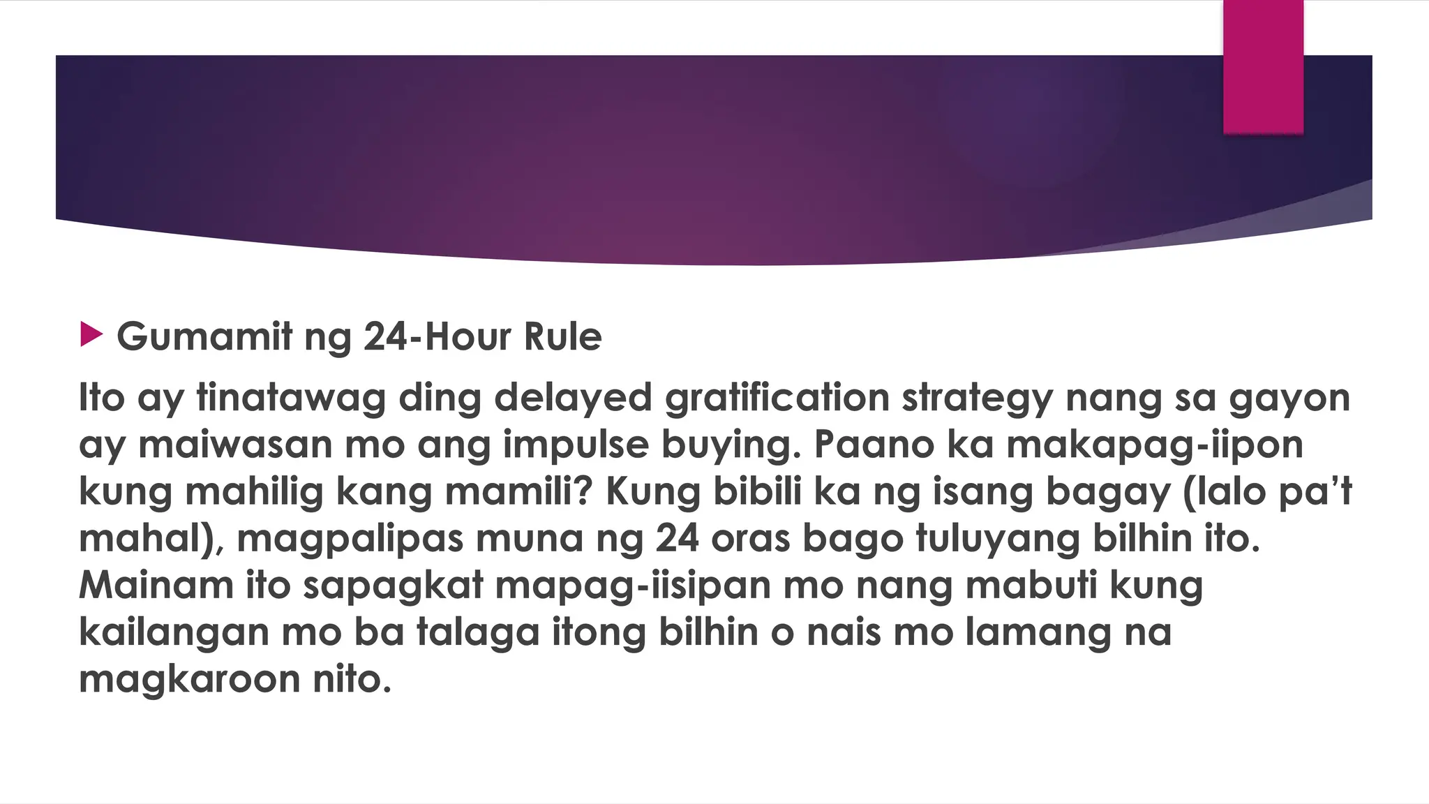 Pagtitipid at Pag-iimpok Bilang Sariling Pangangasiwa sa mga Biyaya ng ...