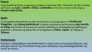 PAGTUKLAS AT PAGGALUGAD NG MGA BANSANG KANLURANIN | PPTX