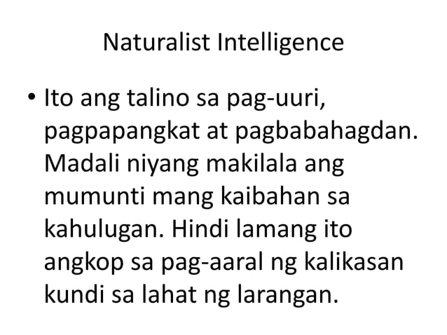 Talento Mo, Tuklasin, Kilalanin at Paunlarin | PPTX