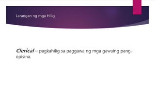 Pagtuklas sa Angking Hilig | PPTX