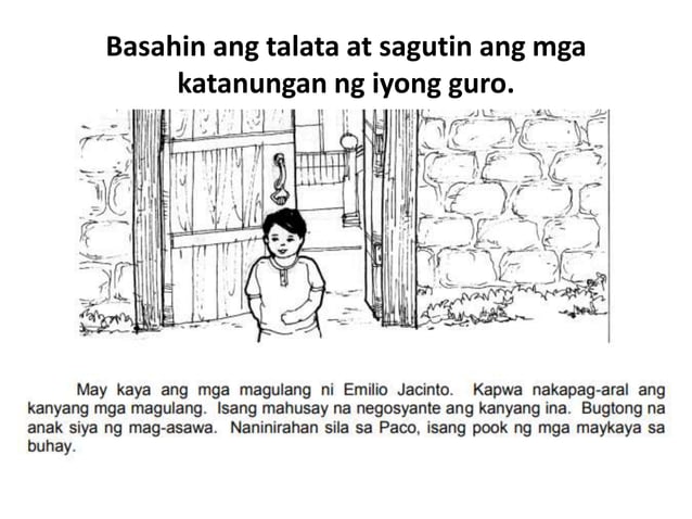 Pagtukoy sa mga sumusuportang detalye | PPTX