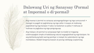 Pagtuturo at pagtataya sa wika | PPTX