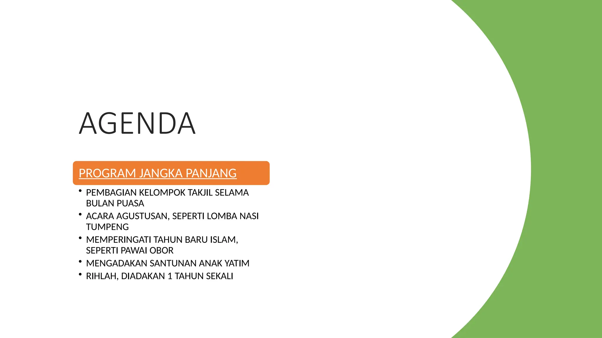 CONTOH PROGRAM KERJA PAGUYUBAN WARGA RT | PPTX