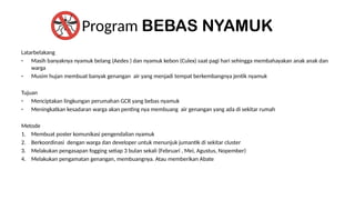 CONTOH PROGRAM KERJA PAGUYUBAN WARGA RT | PPTX