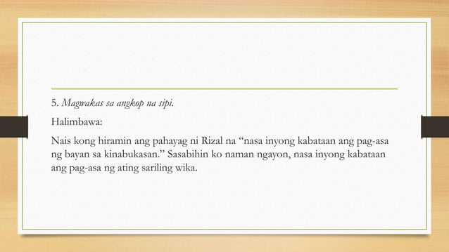 Pagwawakas ng komposisyon | PPTX