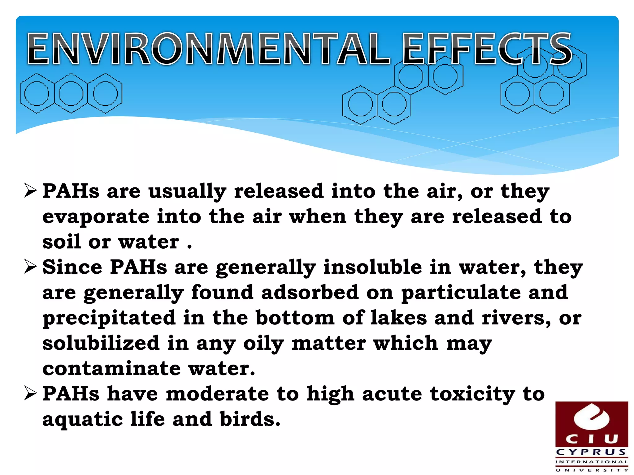 Polycyclic aromatic hydrocarbons | PPTX