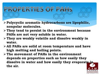 Polycyclic aromatic hydrocarbons | PPTX