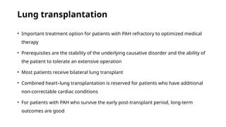 PAH (pulmonary artery hypertension ) pah | PPT