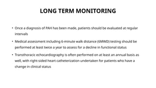 PAH (pulmonary artery hypertension ) pah | PPT