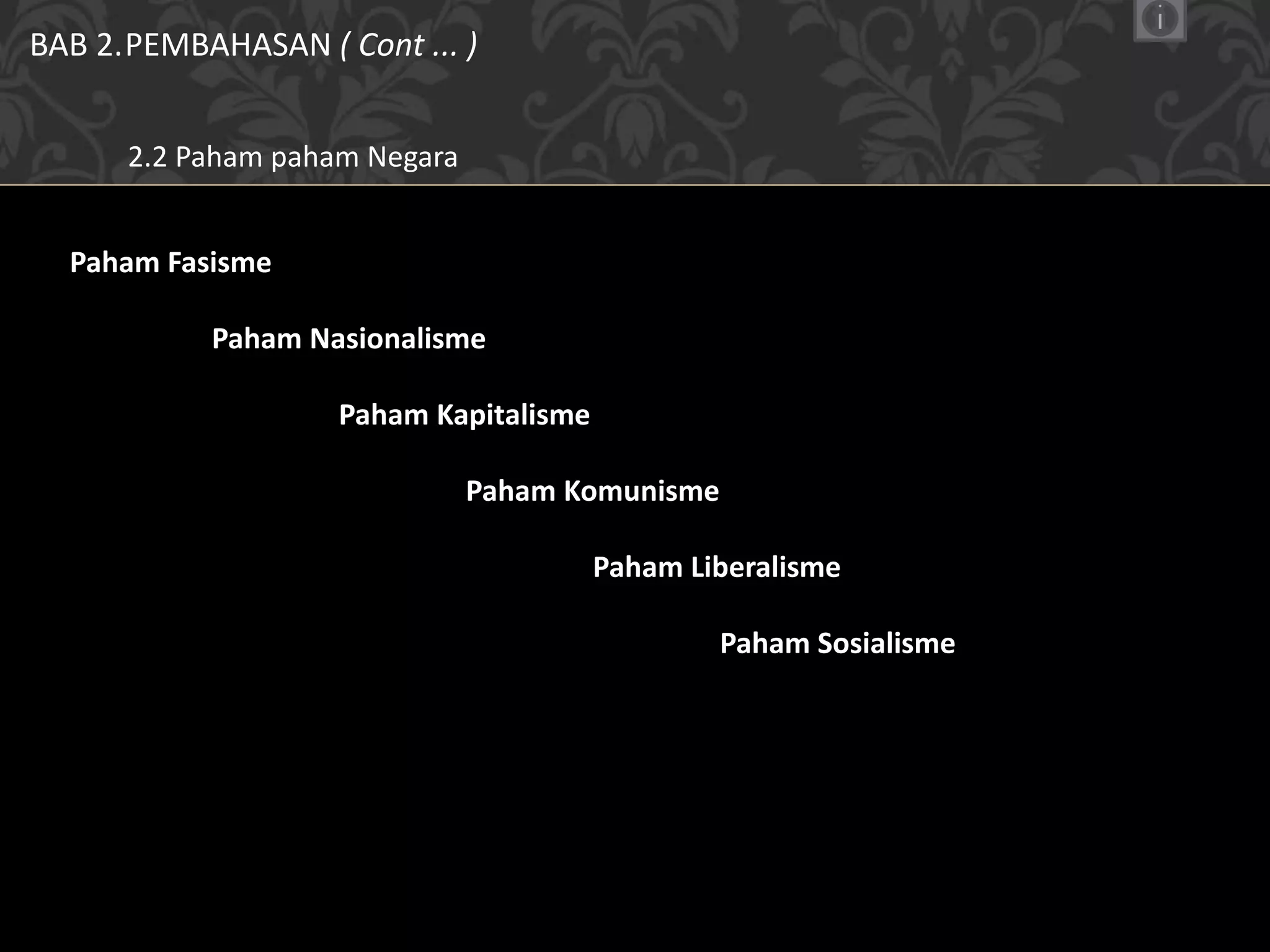 Paham negara menurut pancasila | PPTX