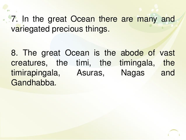 Paharada Sutta - Eight excellent and wonderful things in the great o…