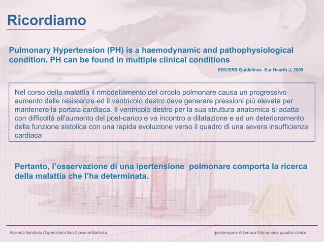 Clinica Ipertensione Polmonare Arteriosa-PAH CLINICAL | PPT